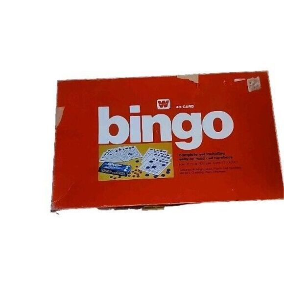 Games | Vintage Whitman 4 Card Bingo Set Board Game 1974 Vtg Nostalgic Bingo Grandma | Poshmark